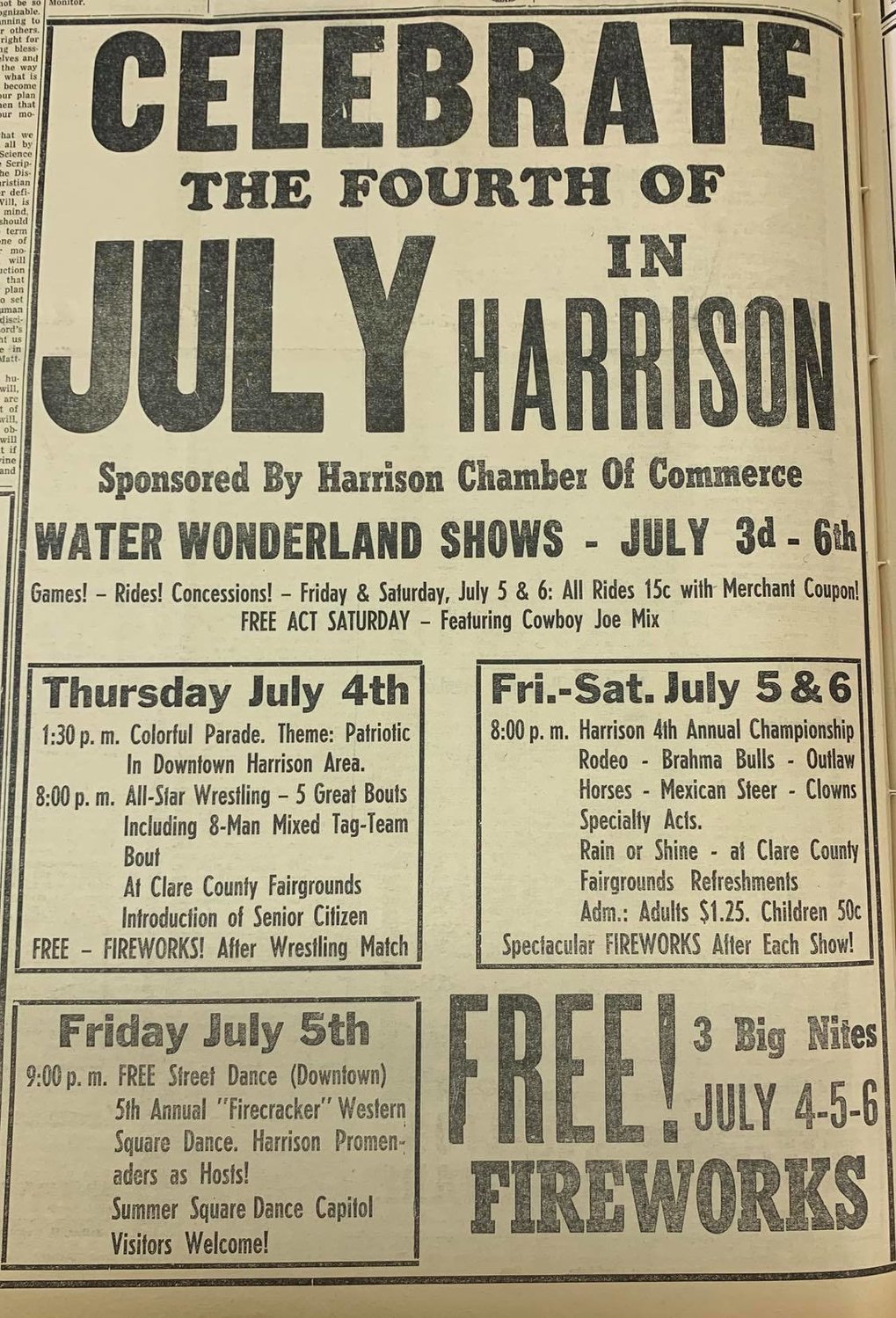 Fourth of July-1963 | Clare County Cleaver