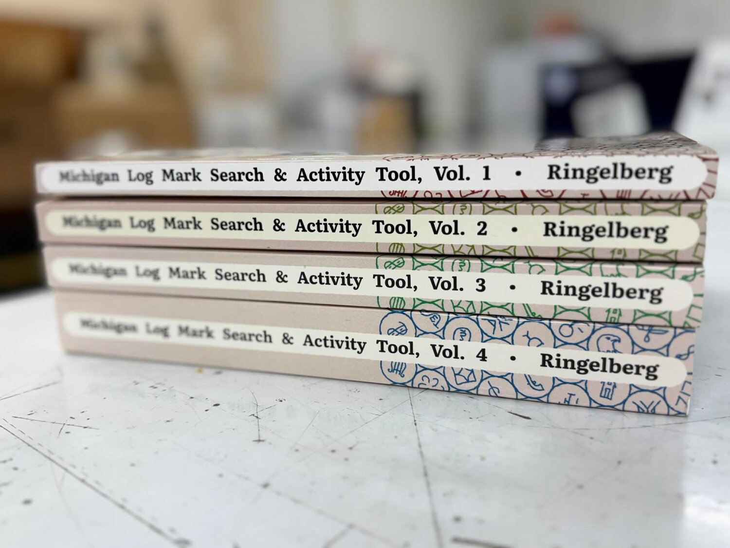 Ringelberg Publishes 4-Volume Set of Michigan Log Mark History | Clare ...