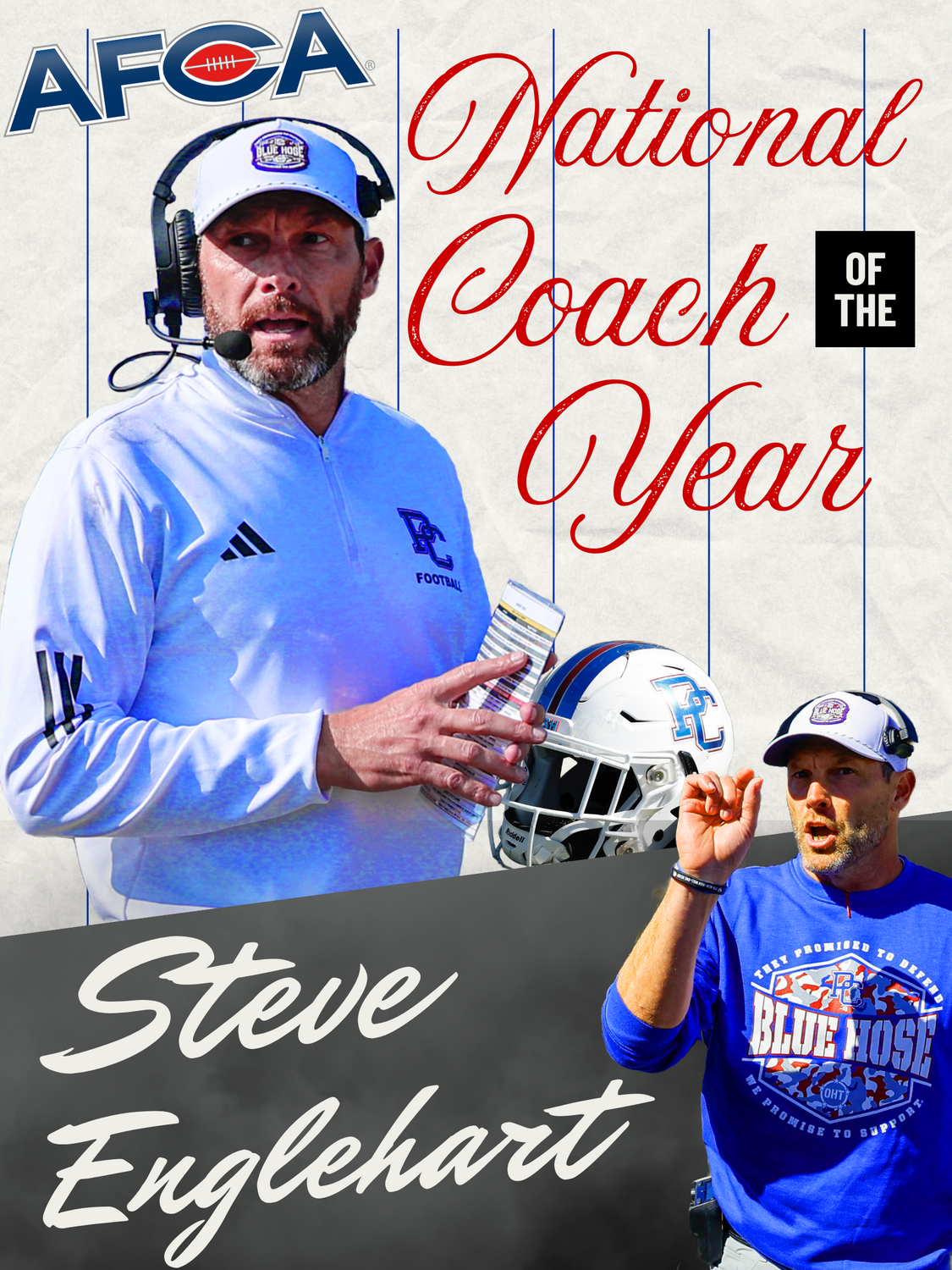 The first-ever PFL coach to receive this honor - The Clinton Chronicle