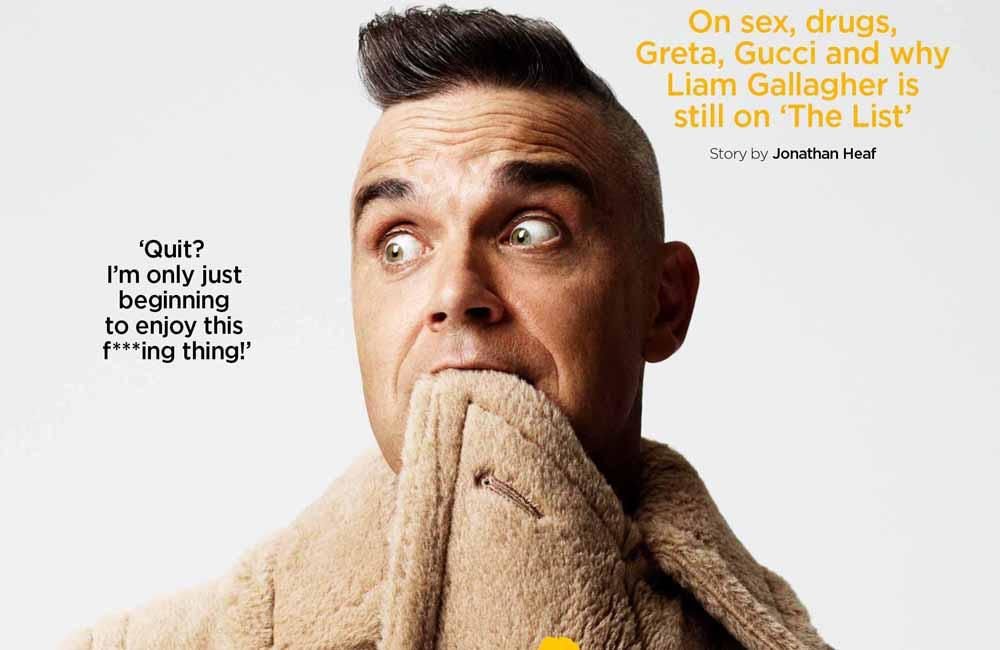 Robbie Williams challenges Liam Gallagher to 'professional' boxing ...
