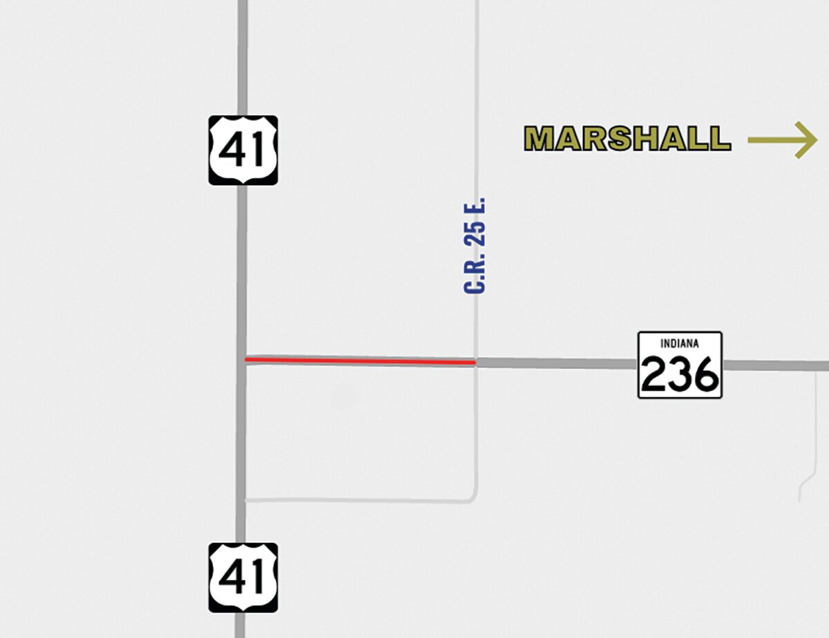 Road closure to impact S.R. 236 near Marshall | Journal Review