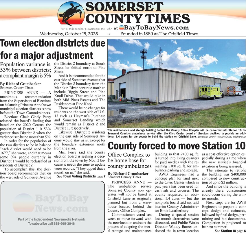 Somerset County Times - Oct. 25, 2025 | Somerset County Times