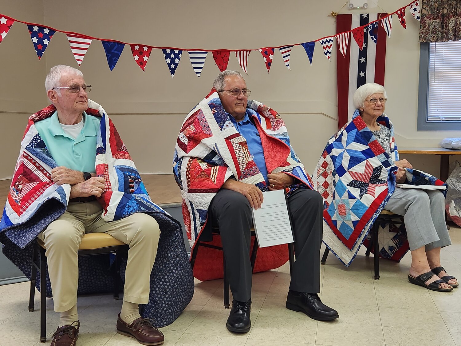 Camden's Cotton Club Quilters bring comfort to three local veterans ...