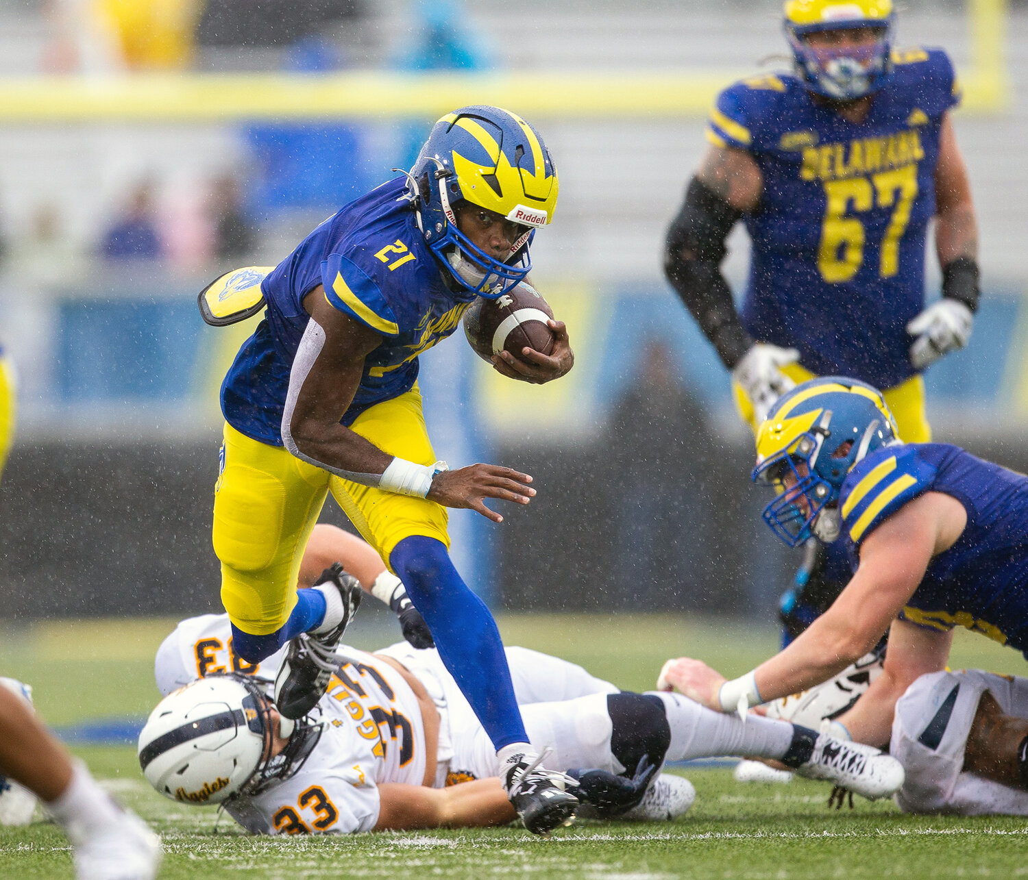 Delaware runs past North Carolina A&T in the rain | Bay to Bay News