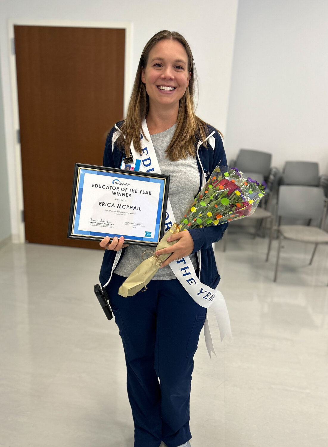 Bayhealth names McPhail 2023 Educator of the Year | Bay to Bay News