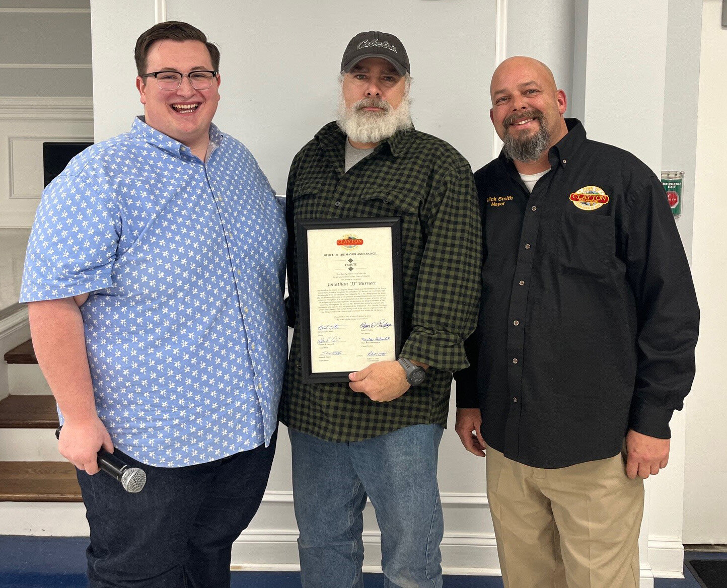Clayton Town Council recognizes Clayton Fire Company 2023 award winners ...