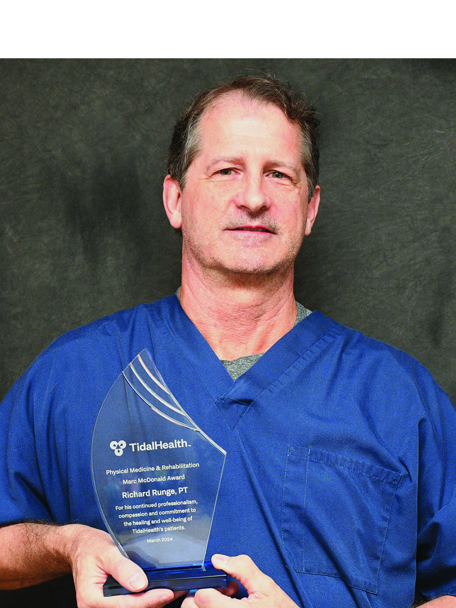 Inaugural Marc McDonald Award presentation at TidalHealth | Bay to Bay News