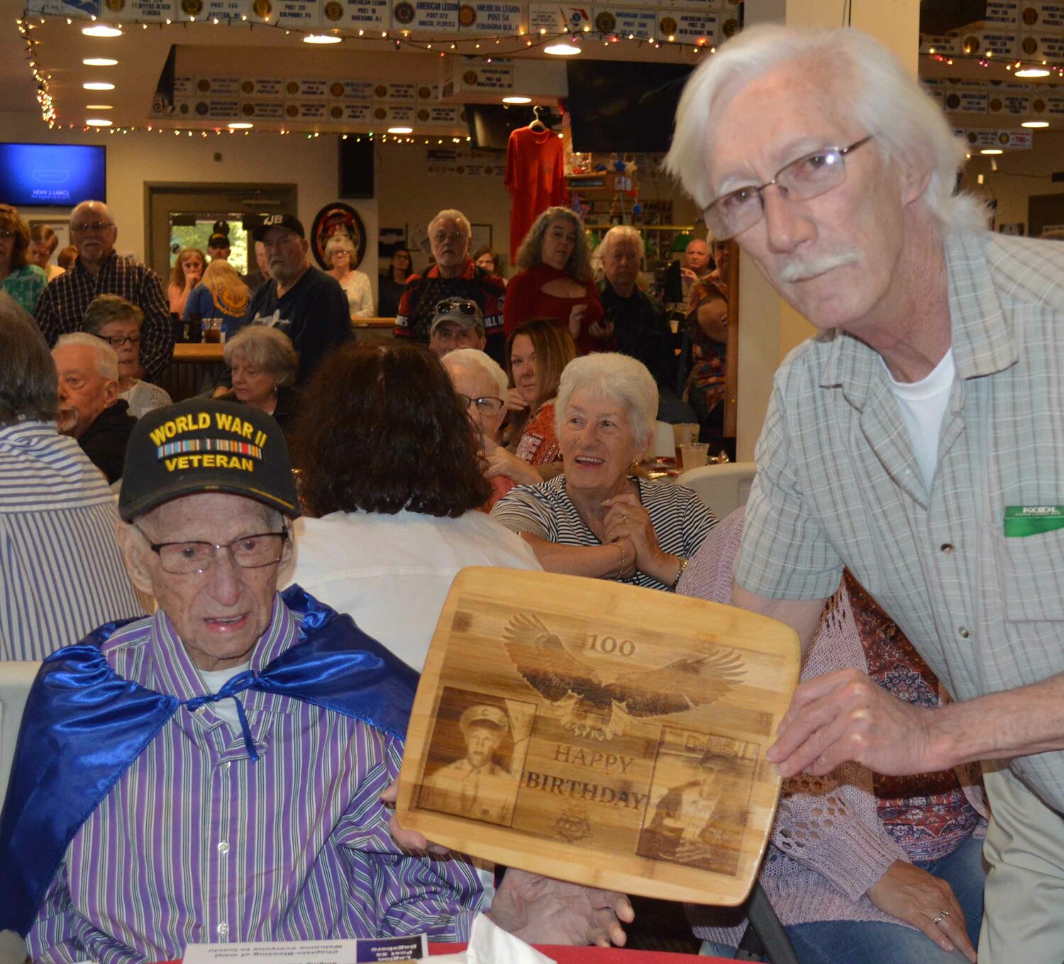 War hero’s 100th birthday draws crowd | Bay to Bay News