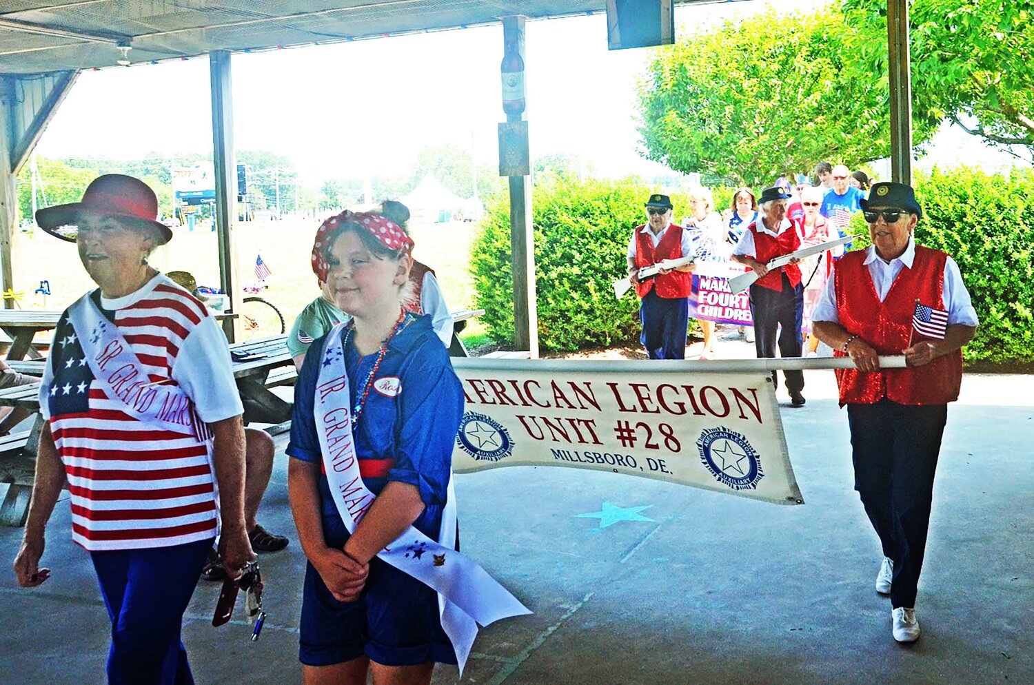 Unit 28 Auxiliary stages Millsboro's Fourth of July parade tradition ...