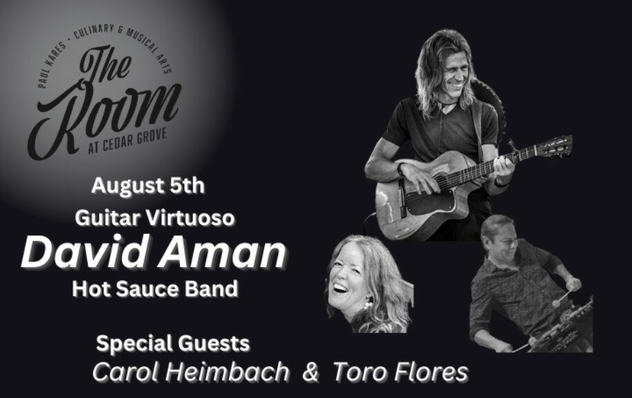 David Aman (Hot Sauce Band) with special guest Carol Heimbach and Toro ...