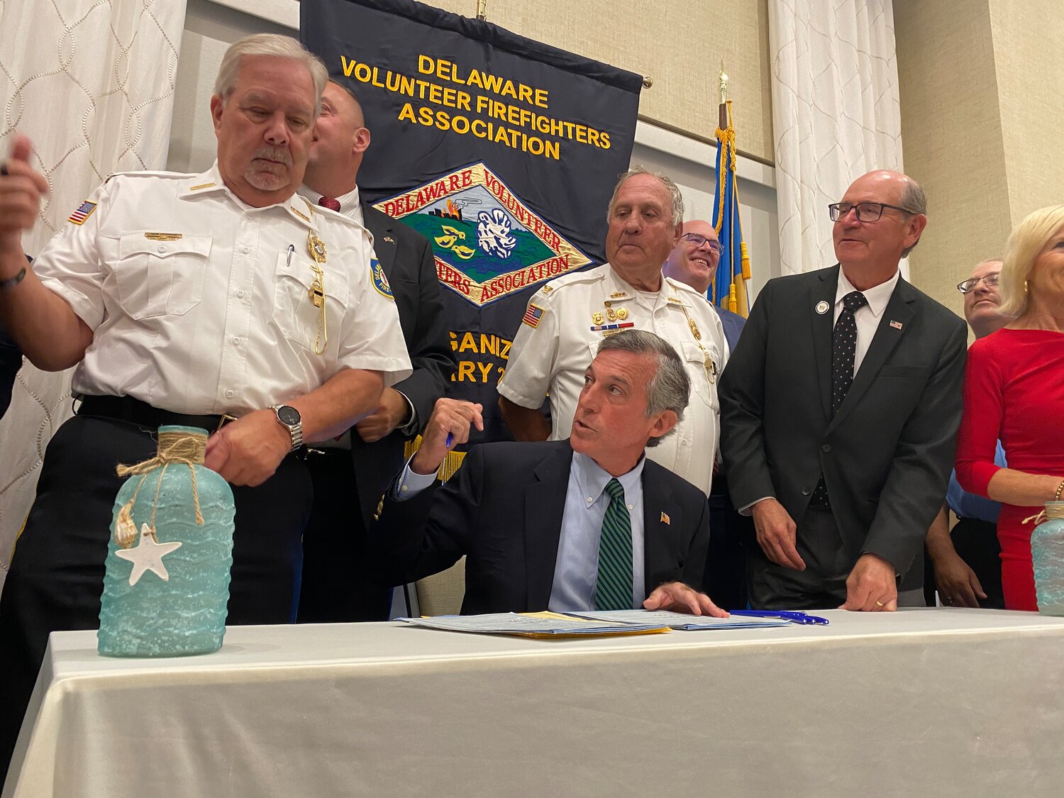 Carney signs five bills at firefighters’ convention in Dewey Beach ...