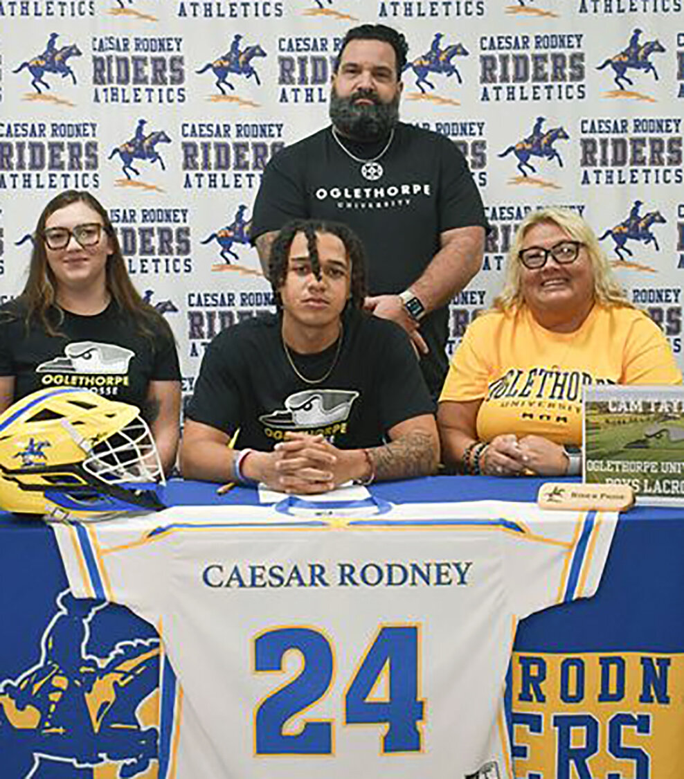 Taylor grew into an All-American lacrosse player for Caesar Rodney ...