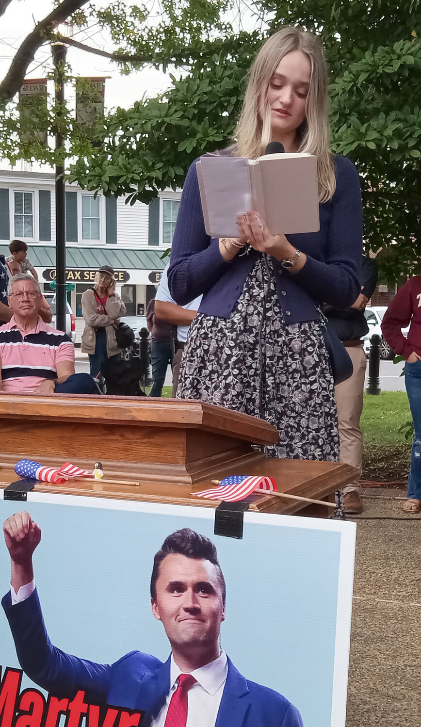 Kirk vigil punctuated by pledge to keep his legacy alive | Bay to Bay News