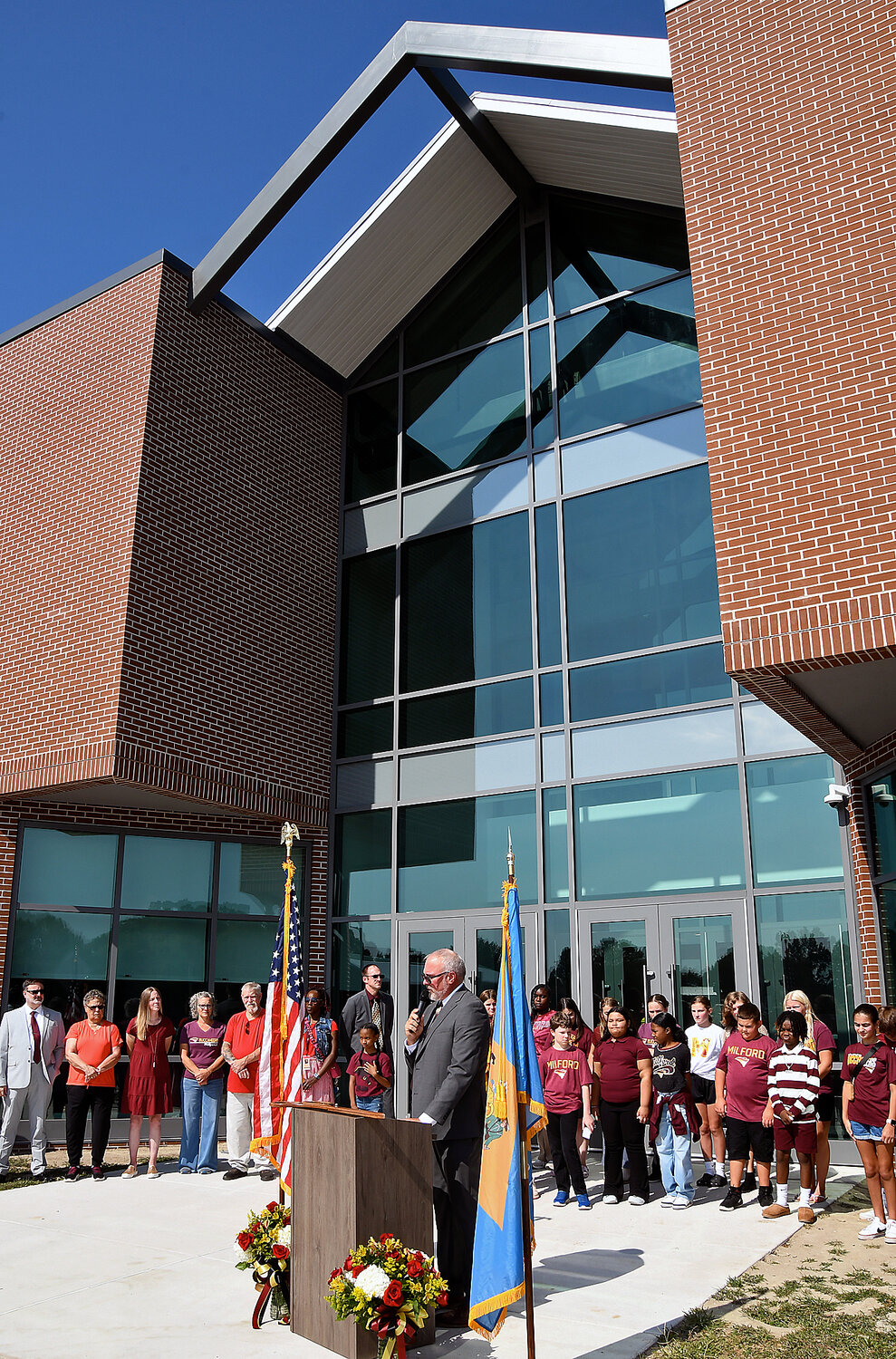 Renovated Milford Middle School welcomes community at reopening | Bay ...