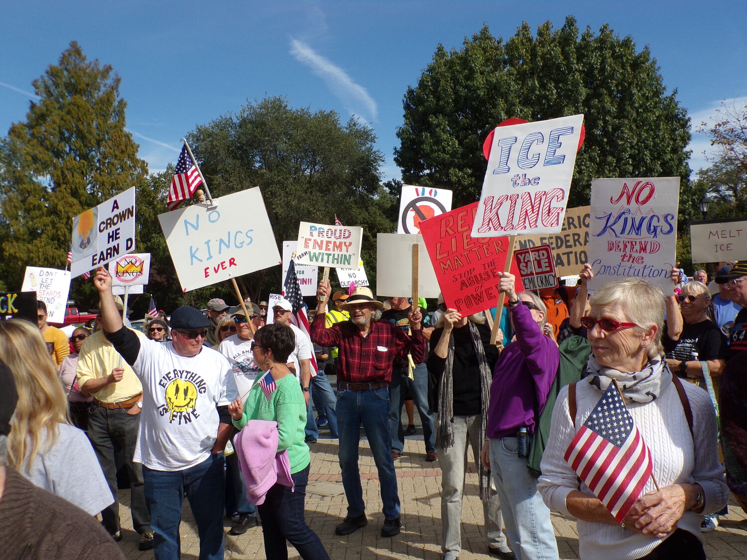 GALLERY: Over 1,300 gather for 'No Kings' rally in Dover | Bay to Bay News