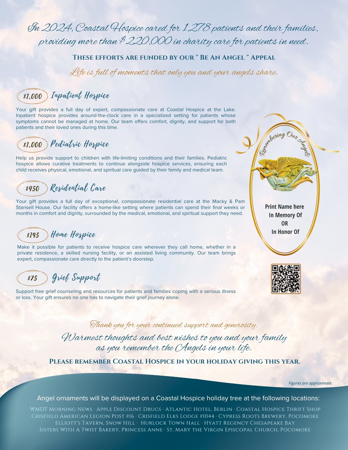 Coastal Hospice accepting 'Be an Angel' donations through year-end ...