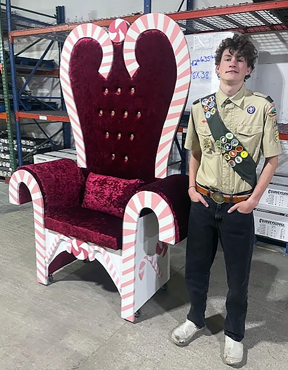 Local student finishes Nutcracker throne for Eagle Scout project | Bay ...