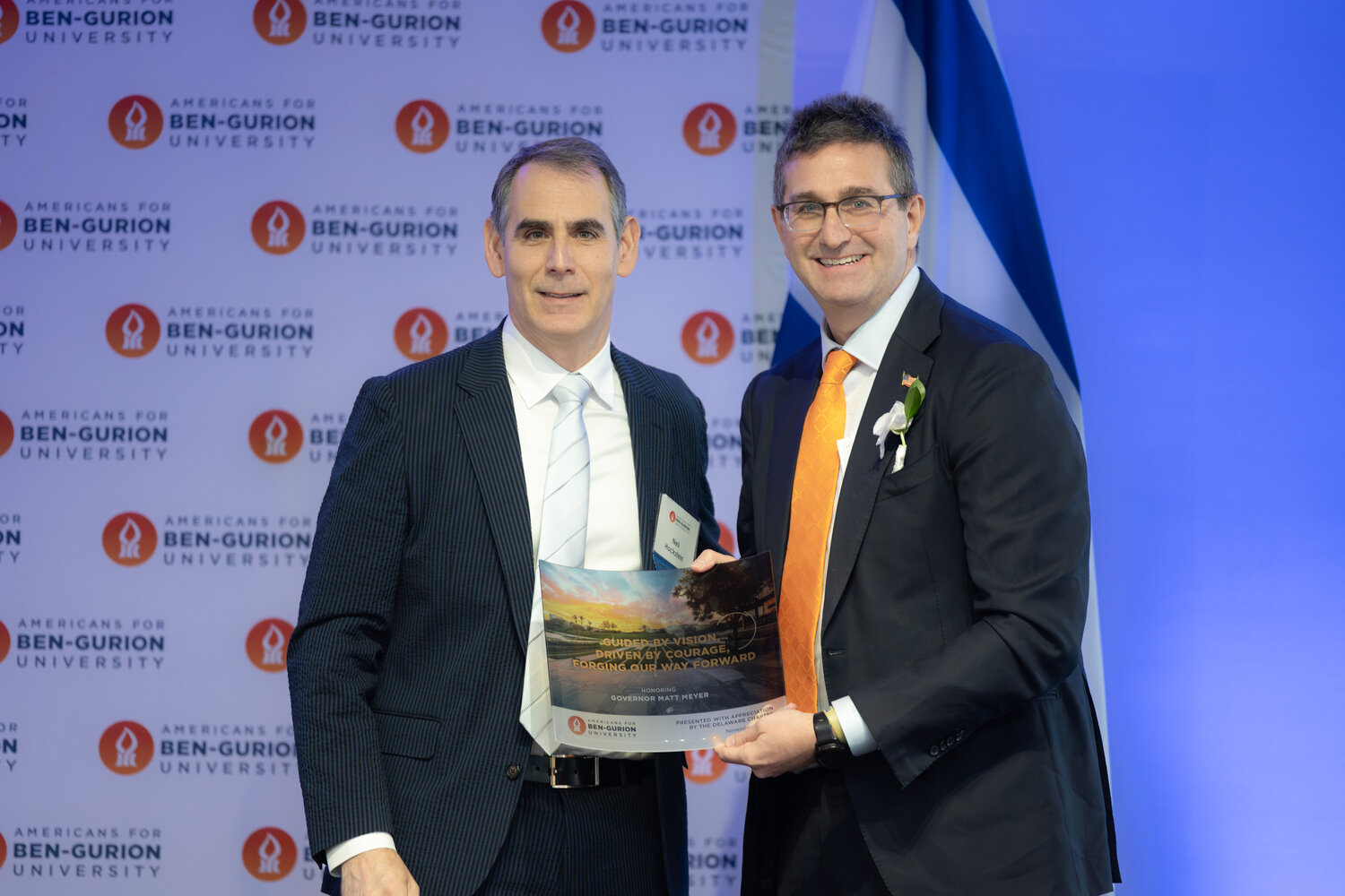 Delaware governor honored by Americans for Ben-Gurion University | Bay ...
