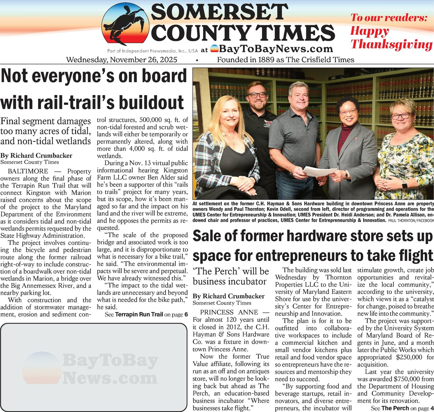 Somerset County Times - Nov. 26, 2025 | Somerset County Times