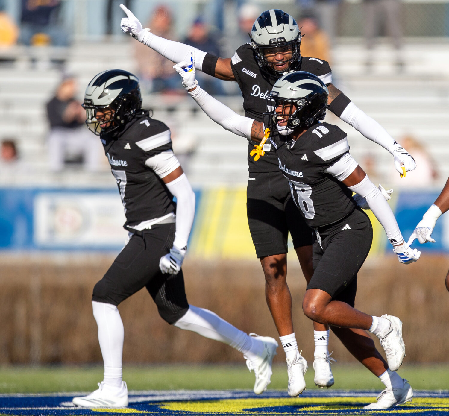 Delaware rolls to sixth win in finale to become bowl eligible for first ...