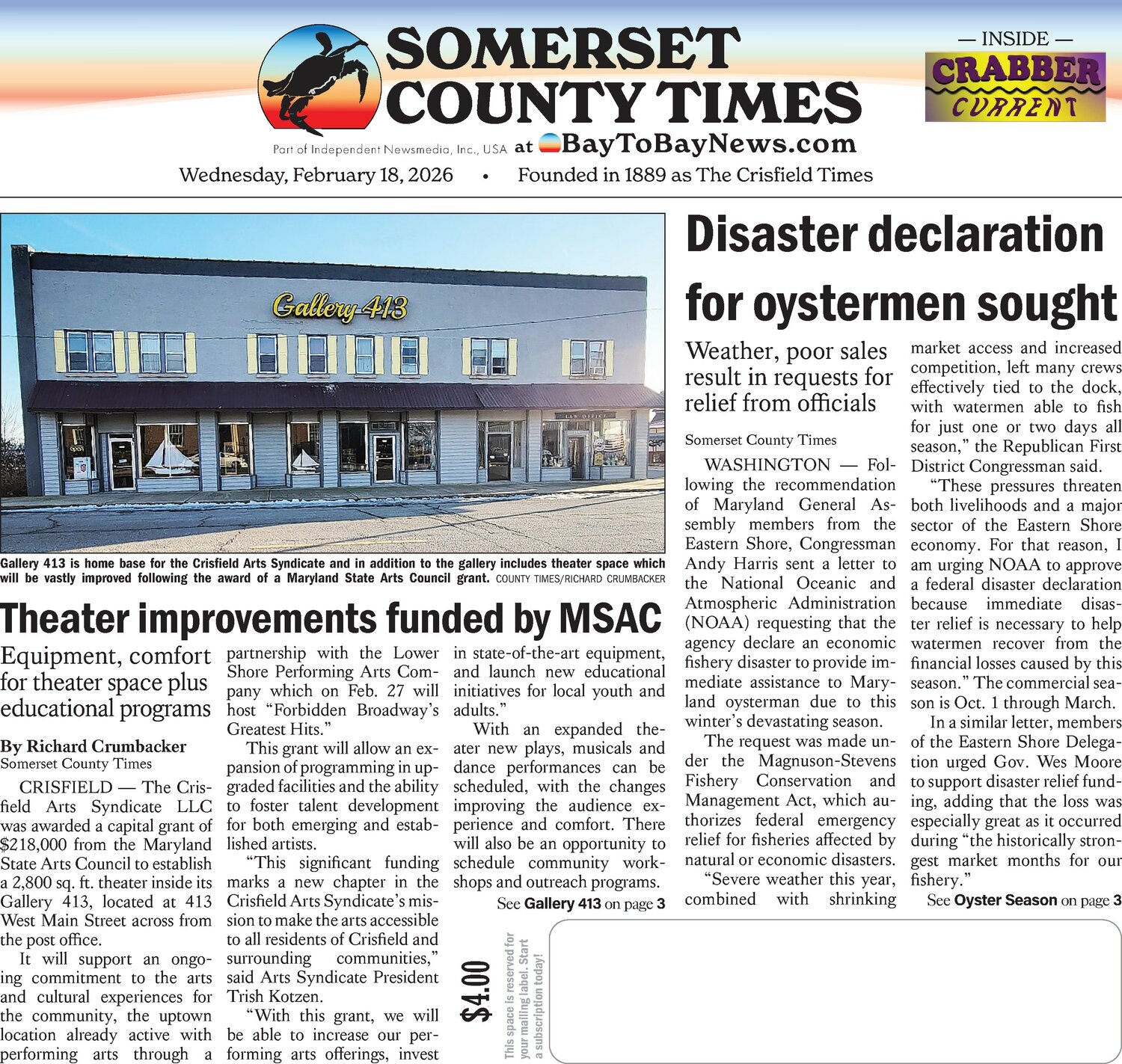 Somerset County Times - Feb. 18, 2026 | Somerset County Times