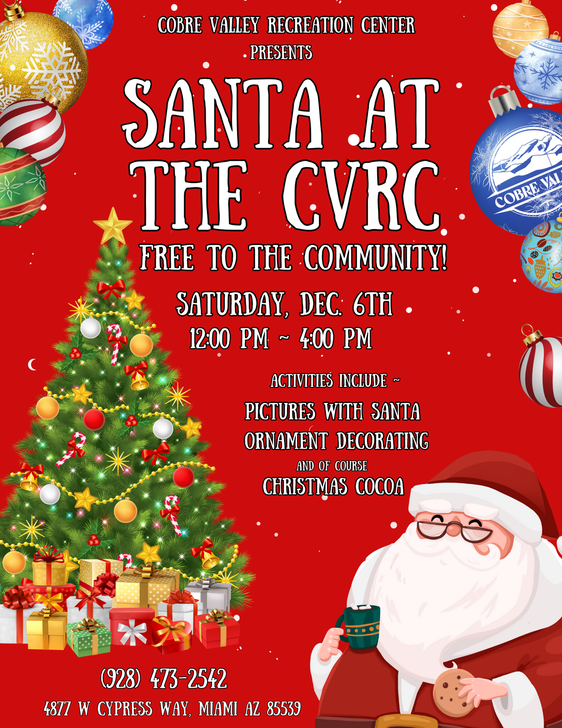 Santa at the CVRC - Globe-Miami Times