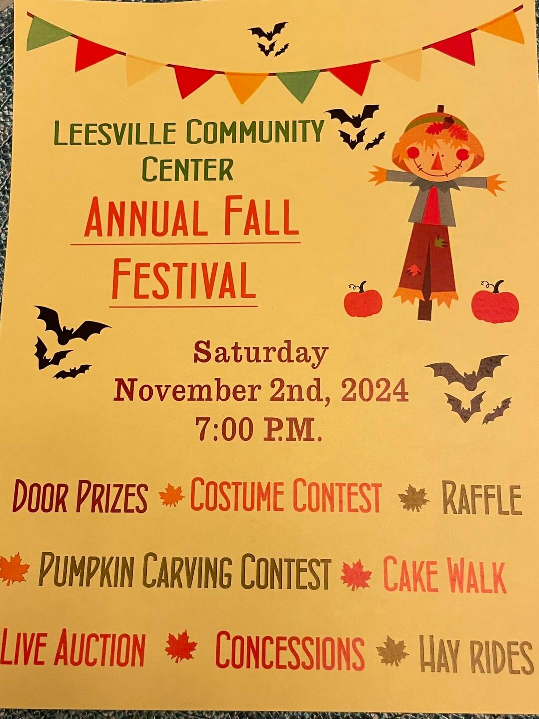 Leesville Fall Festival promises spooky good fun | The Gonzales Inquirer Leesville Fall Festival promises spooky good fun | The Gonzales Inquirer