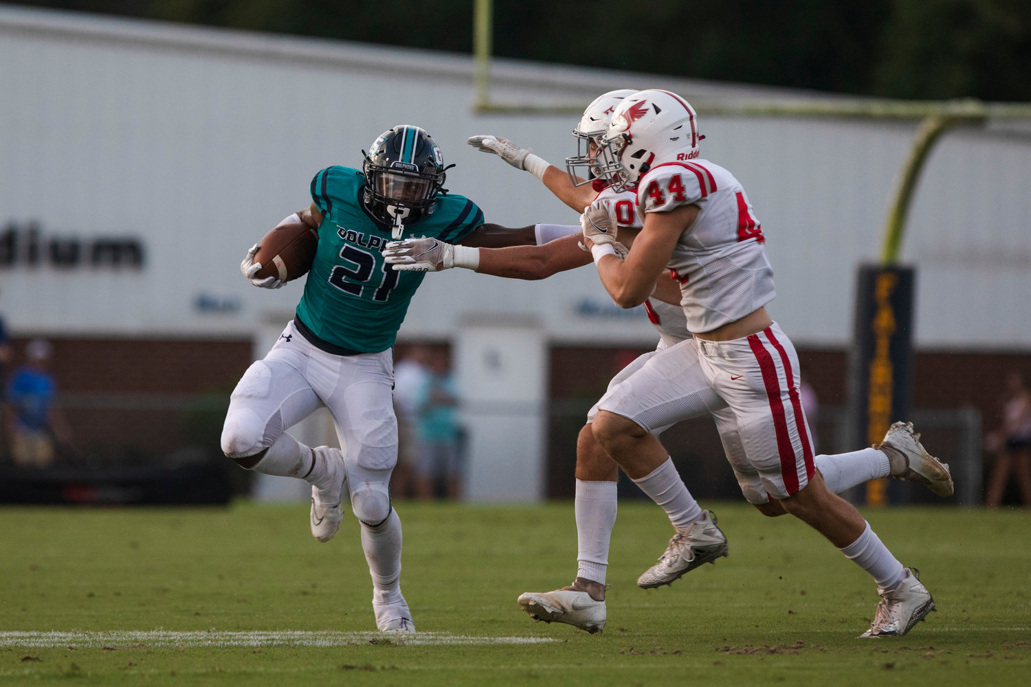 Gulf Shores grabs season's first win 34-27 over St. Michael - Gulf ...