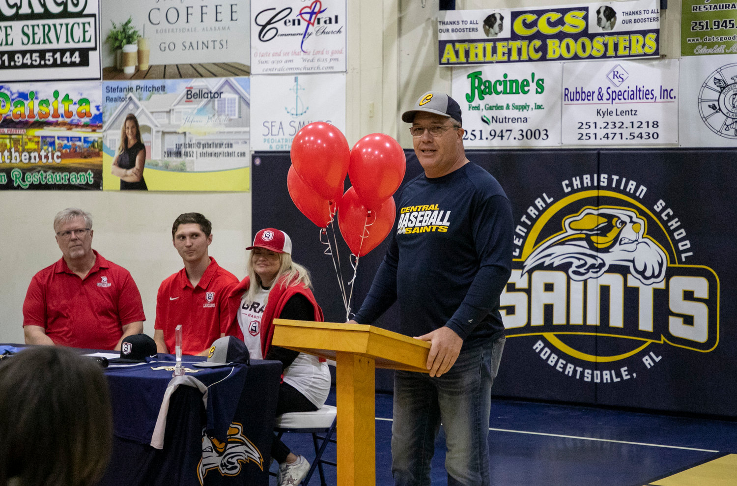 Central Christian’s Bellerjeau signs with Grace College baseball - Gulf ...