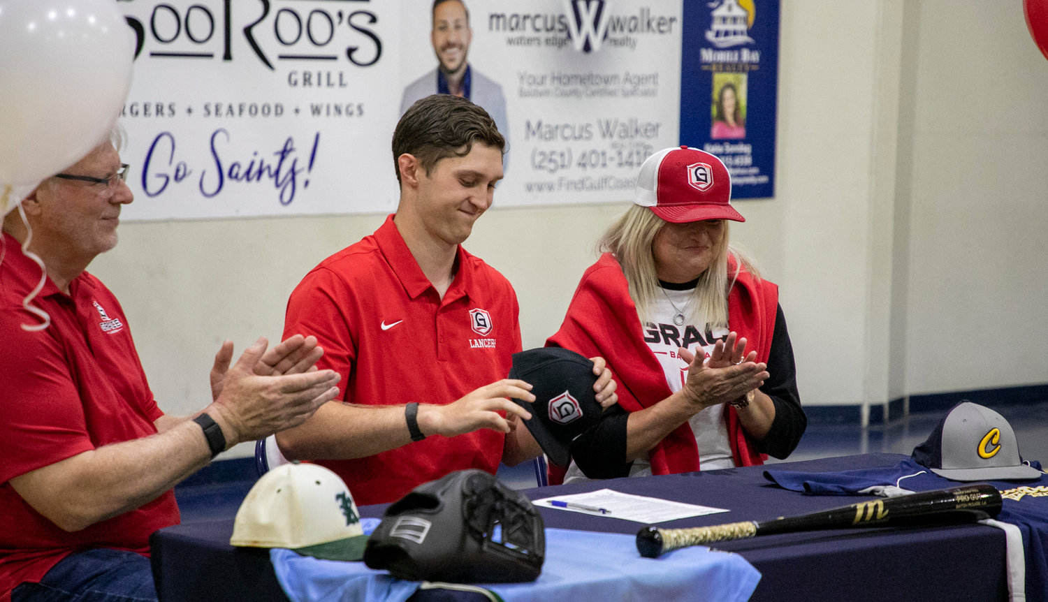 Central Christian’s Bellerjeau signs with Grace College baseball - Gulf ...