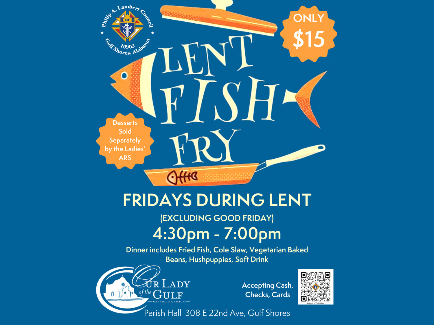 Annual Lenten Fish Fry returns to Our Lady of the Gulf - Gulf Coast Media