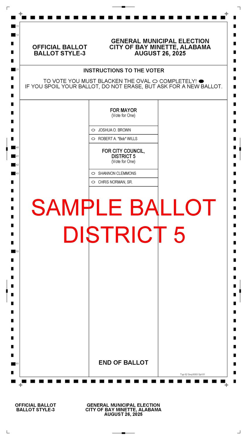 View your sample ballot for municipal elections in Baldwin County - GCM ...