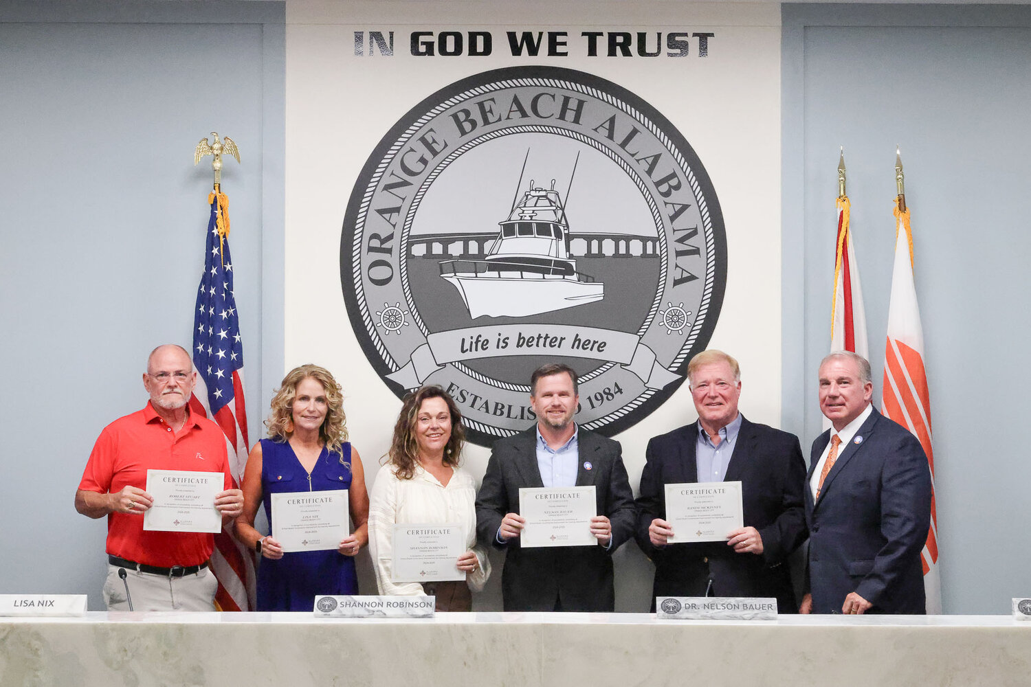 Orange Beach Board of Education recognizes contributions to student ...