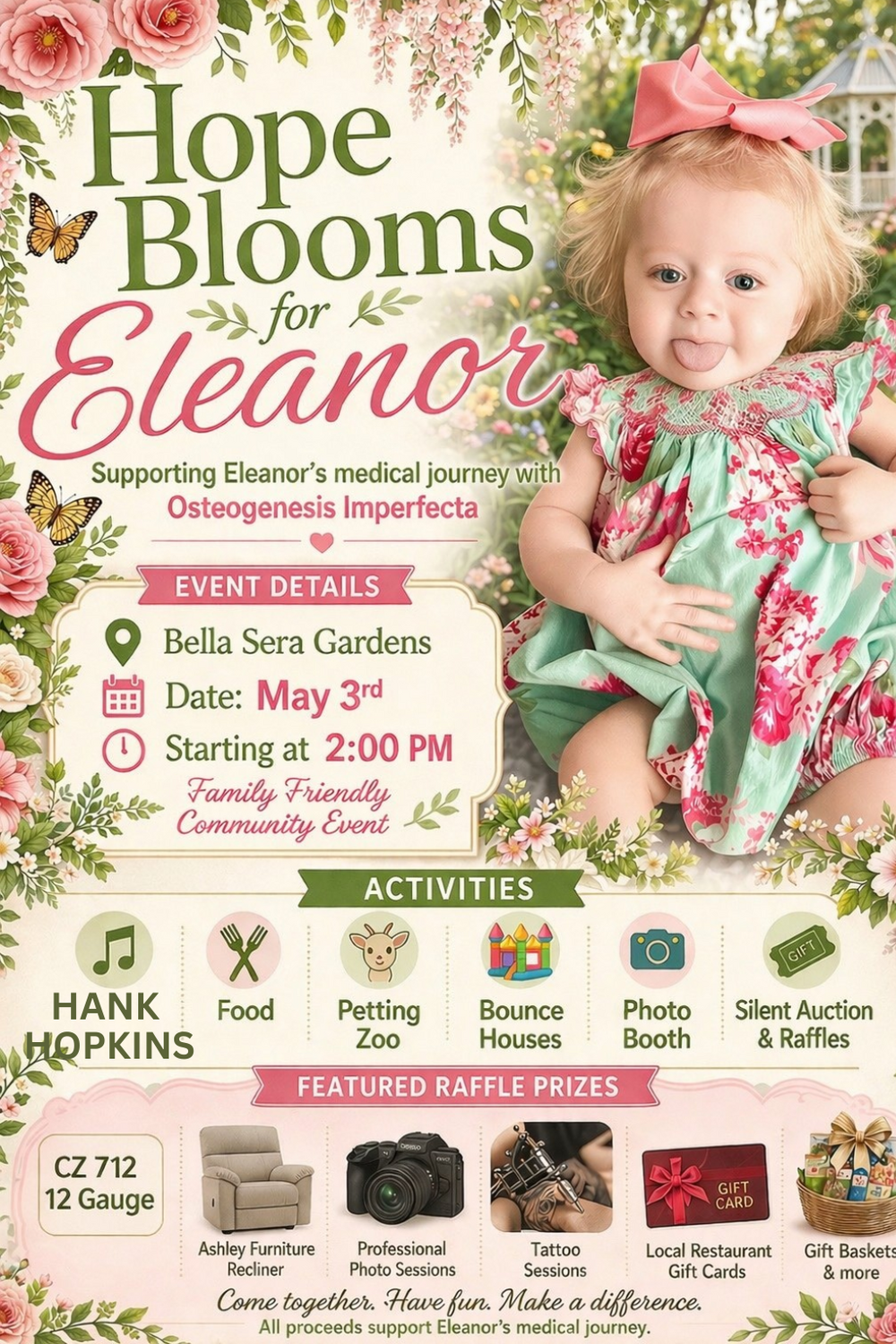 Hope Blooms for Eleanor: Community unites to support toddler’s care ...