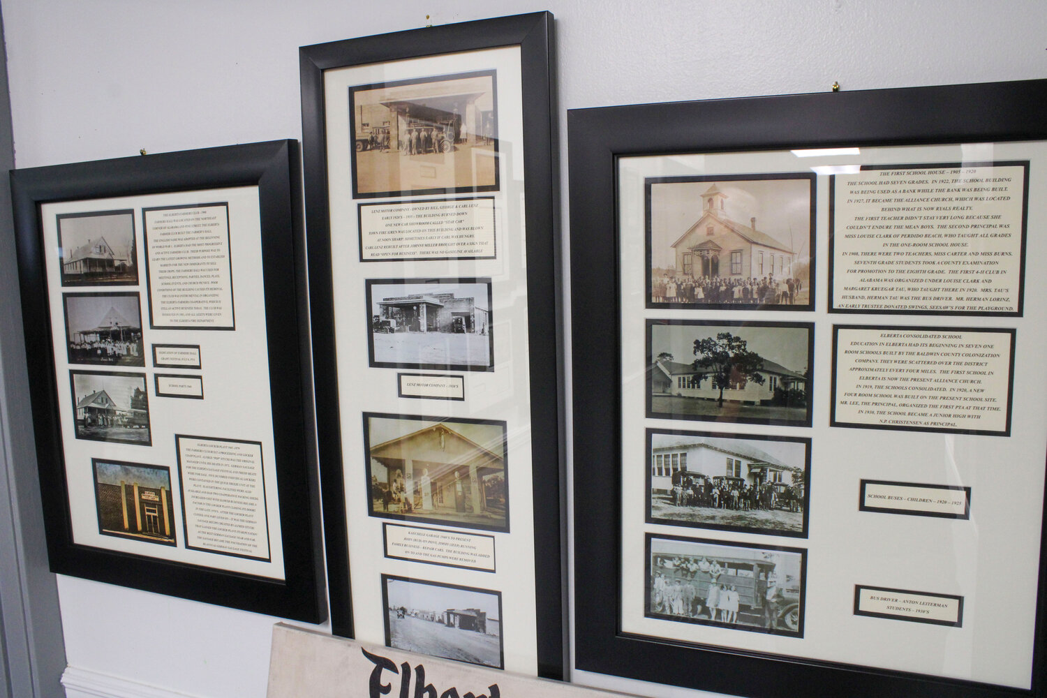Elberta Public Library fully unveils historical display detailing town ...