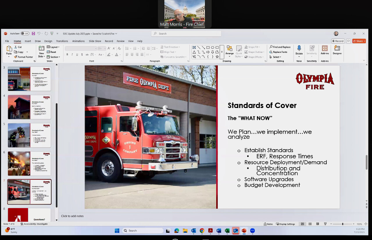 Olympia fire chief reveals gaps in emergency response times | The JOLT ...