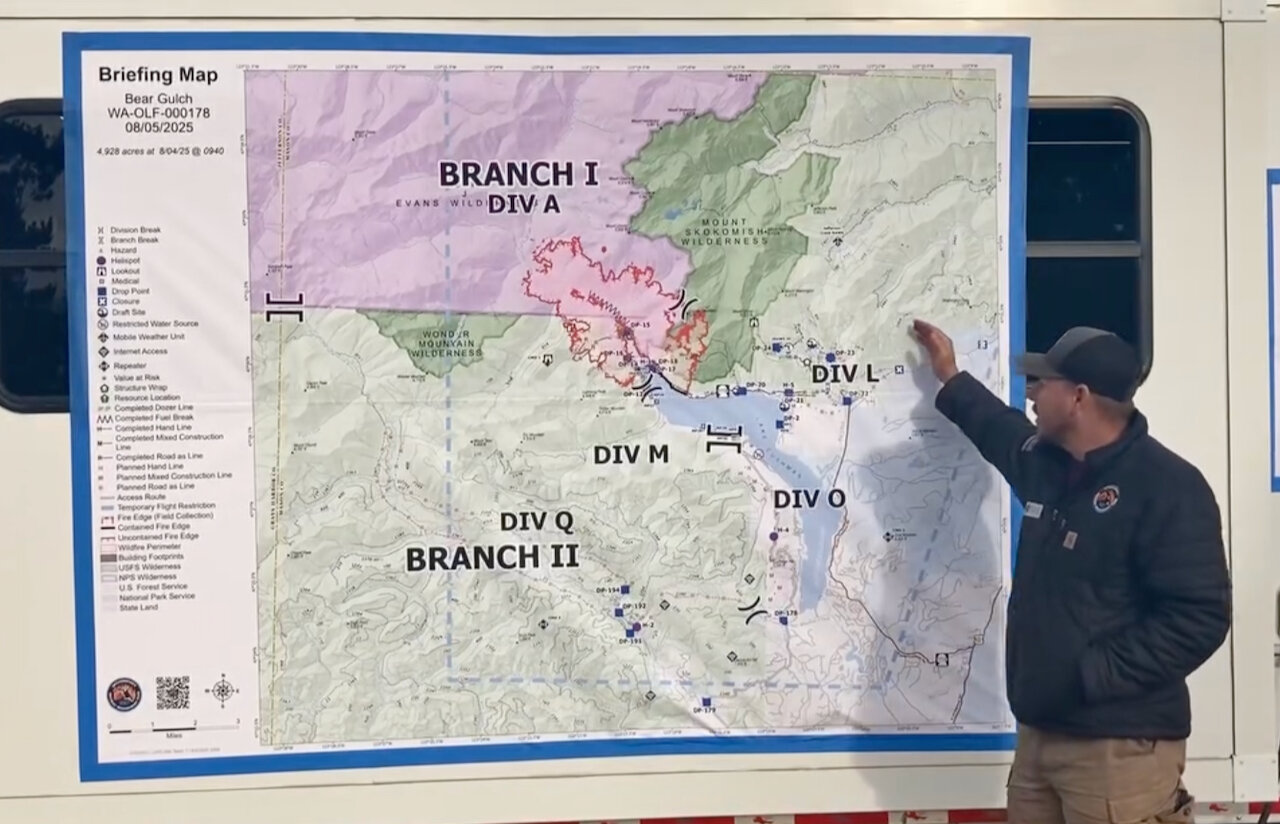 Thurston County sees drop in air quality as Bear Gulch Fire burns | The ...