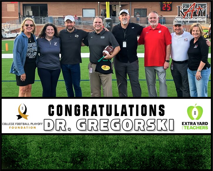Katy ISD superintendent Gregorski honored at Katy-Tompkins game | Katy ...