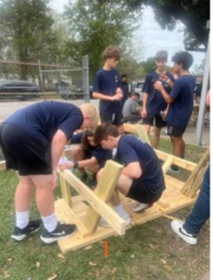 YMSL Katy Chapter Volunteers at The Hangar Unity Center during ...