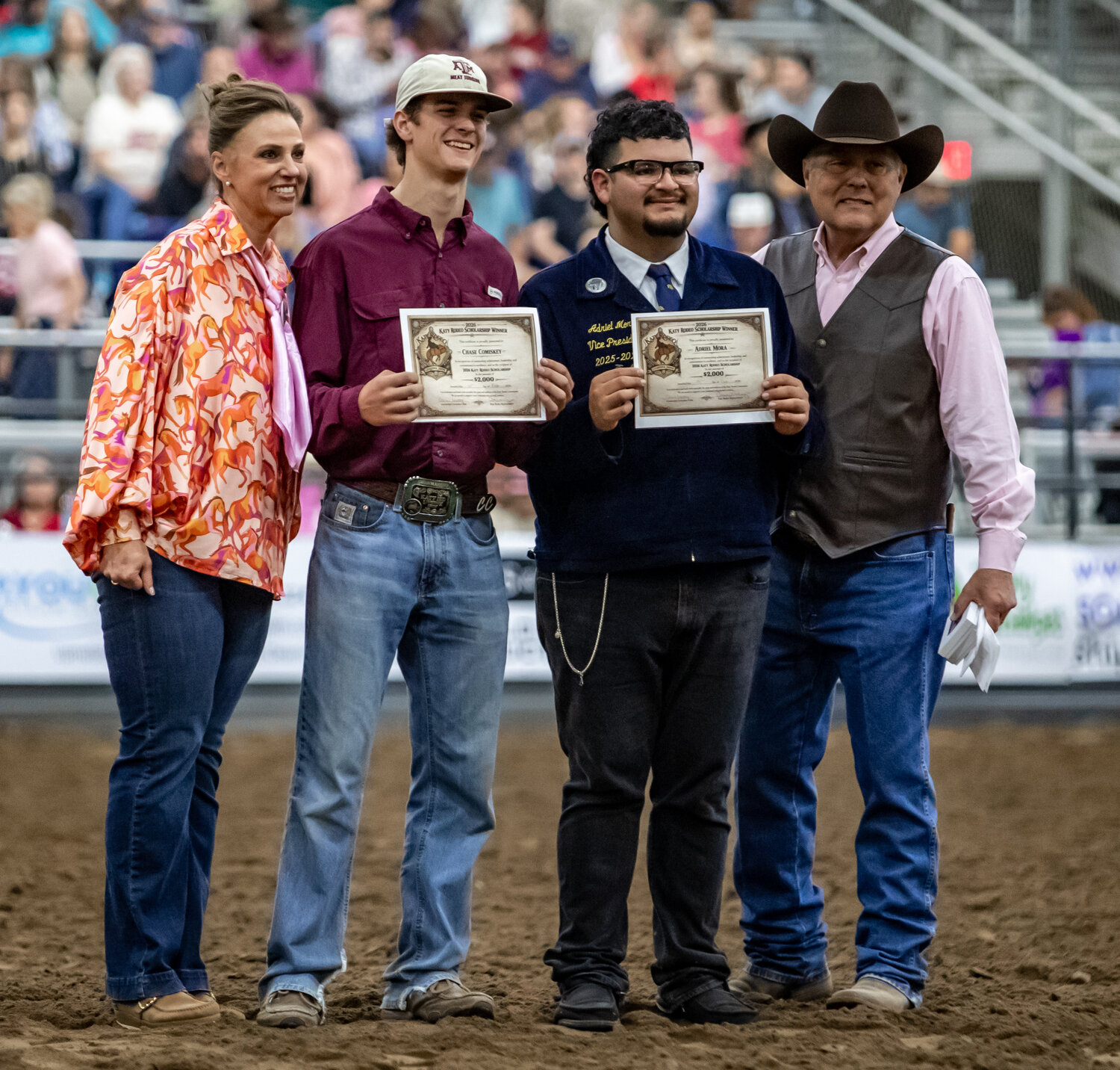 Katy Rodeo awards four scholarships to FFA students at February events ...
