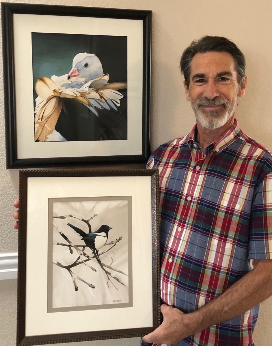 Artist Richard Harris: ‘Watercolors and birds keep calling me back ...