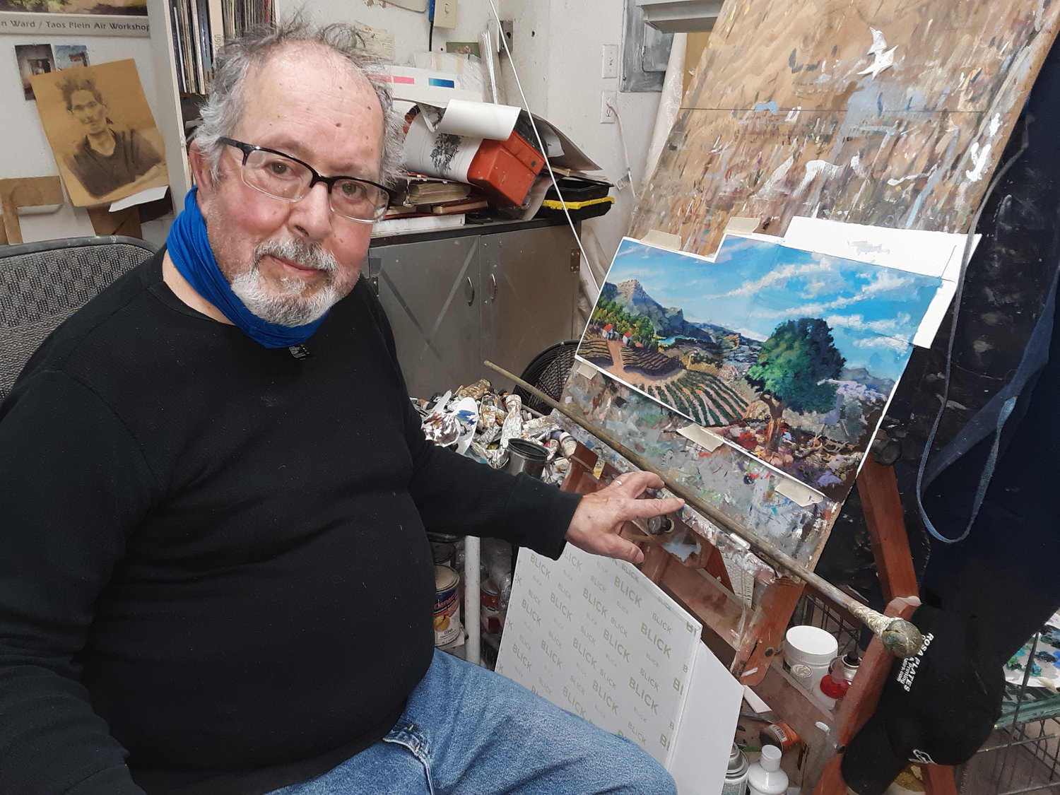 Las Cruces muralist continues working on a grand scale into his 80s ...