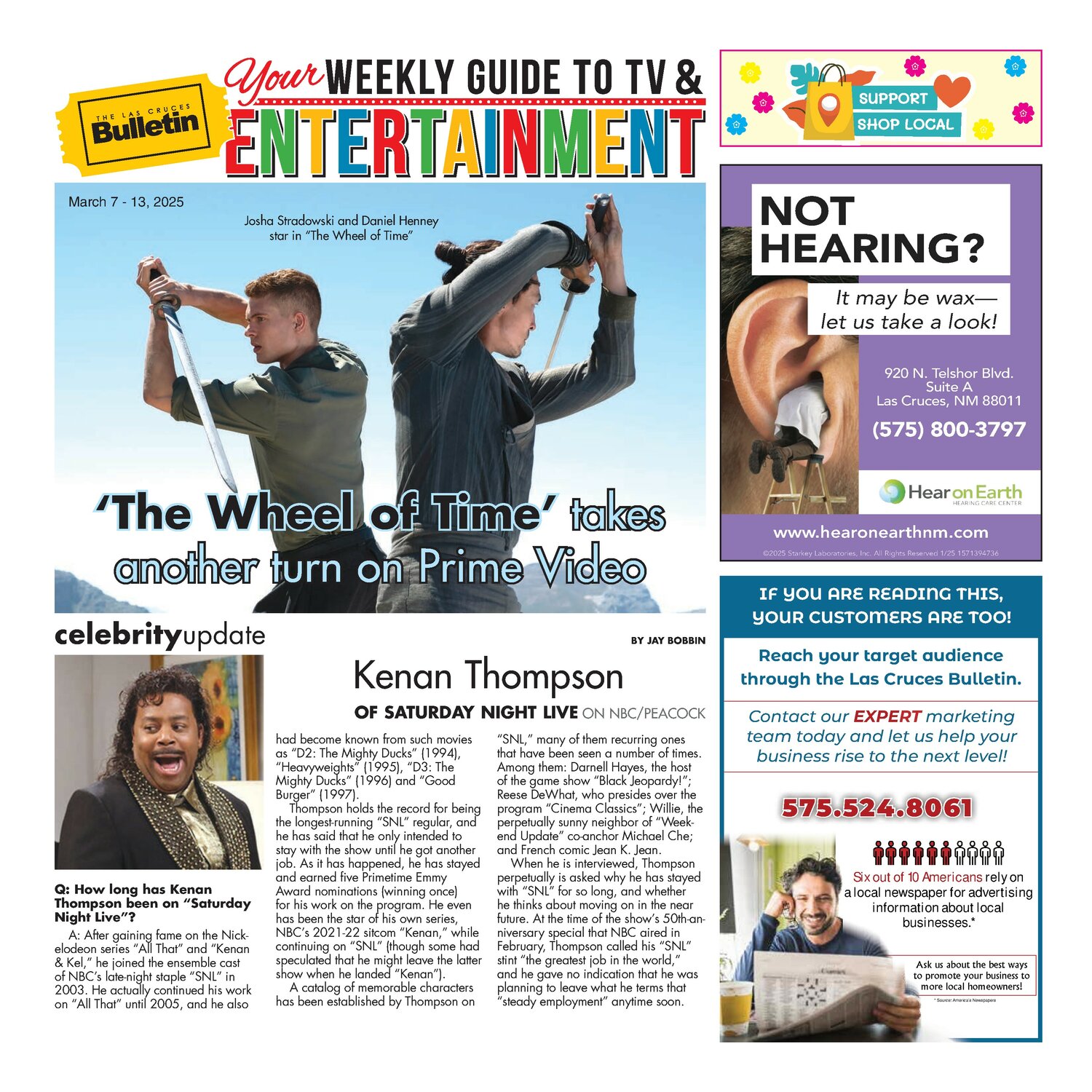 03/07/2025 TV-ENTERTAINMENT GUIDE WEEKLY | Las Cruces Bulletin
