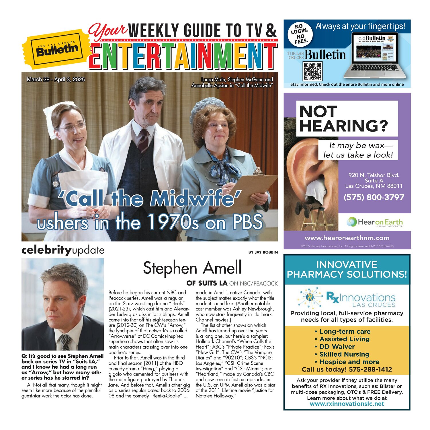 03/28/2025 TV-ENTERTAINMENT GUIDE WEEKLY | Las Cruces Bulletin
