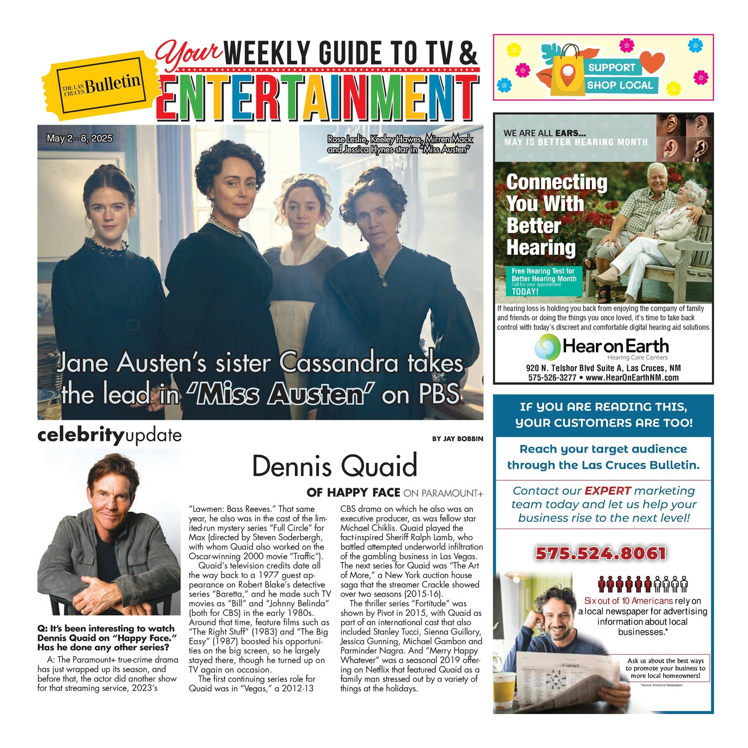 05/02/2025 TV-ENTERTAINMENT GUIDE WEEKLY | Las Cruces Bulletin