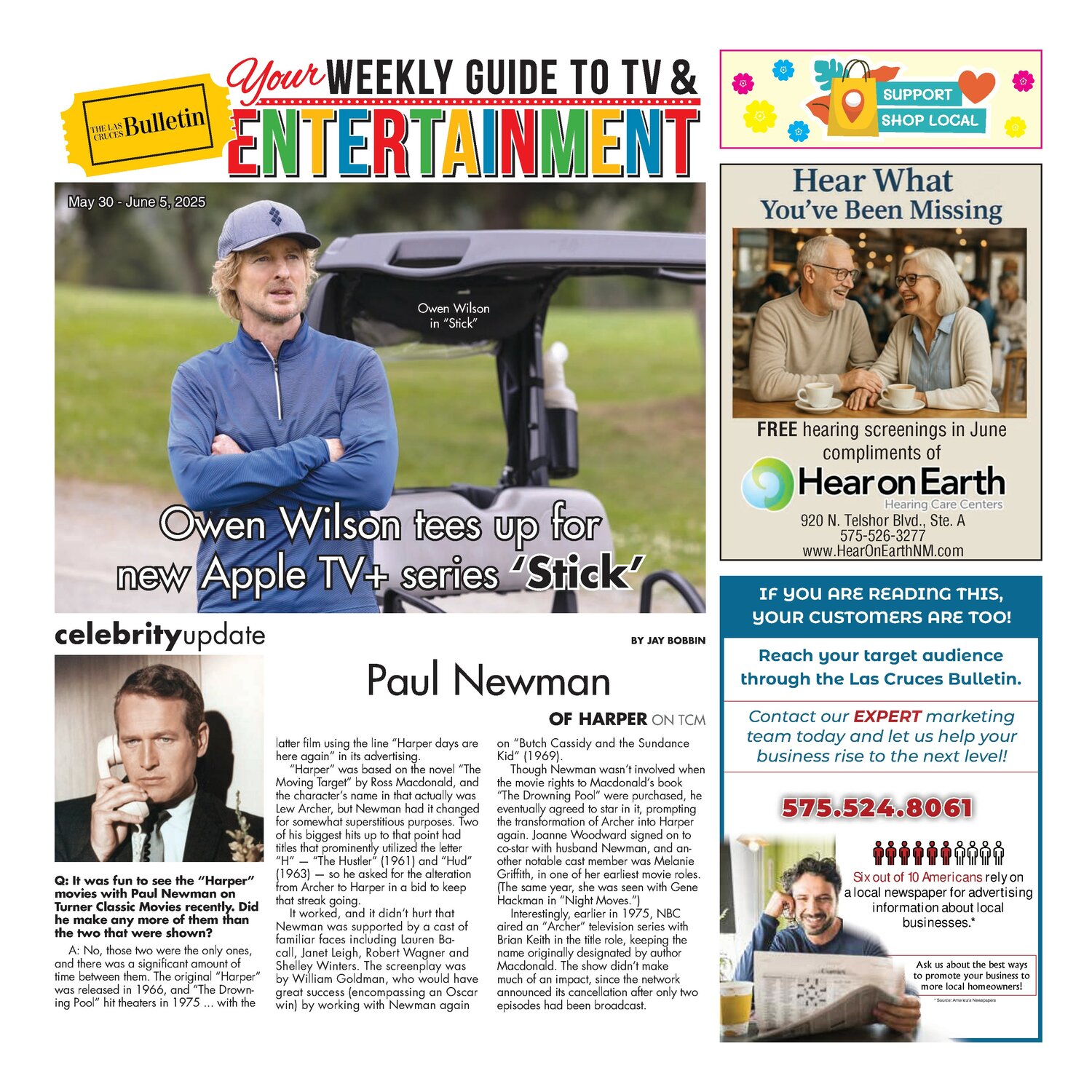 05/30/2025 TV-ENTERTAINMENT GUIDE WEEKLY | Las Cruces Bulletin