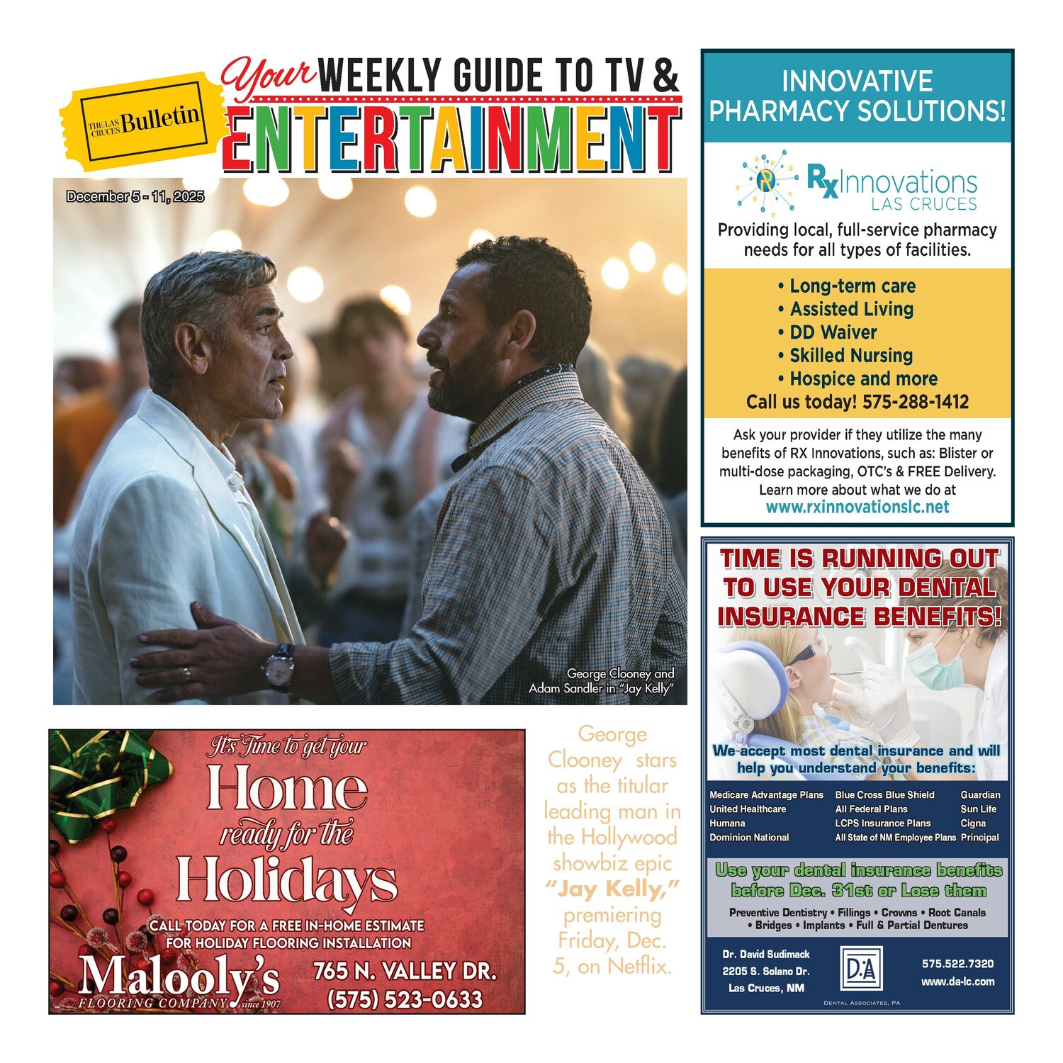 12/05/2025 TV-ENTERTAINMENT GUIDE WEEKLY | Las Cruces Bulletin