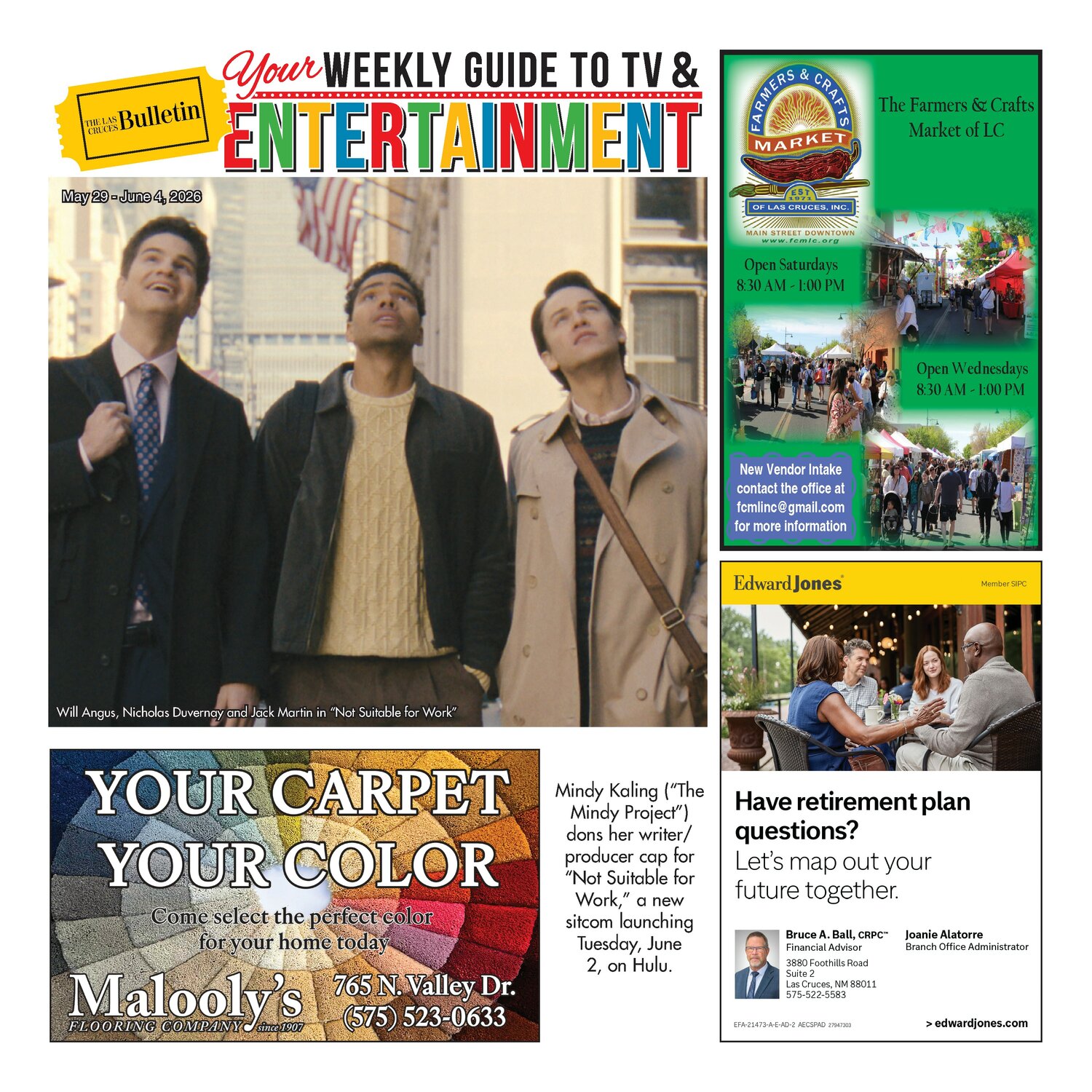 05/29/2026 TV-ENTERTAINMENT GUIDE WEEKLY | Las Cruces Bulletin