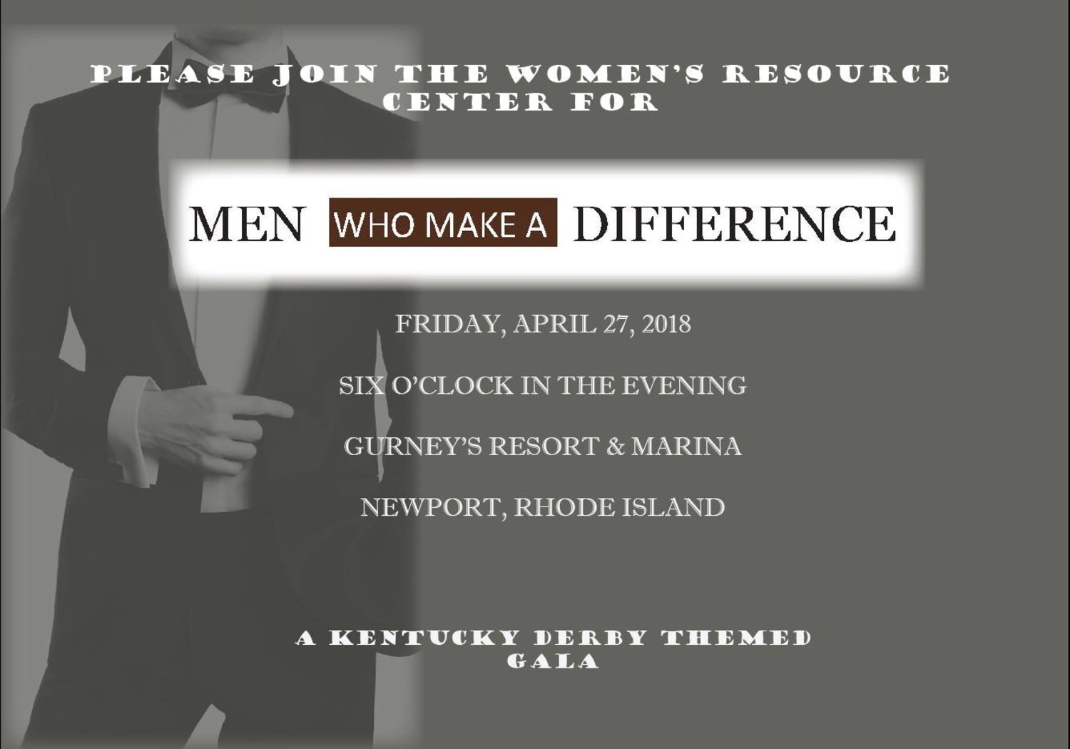 2018 Men Who Make a Difference Gala | Hey Rhody Media Co.