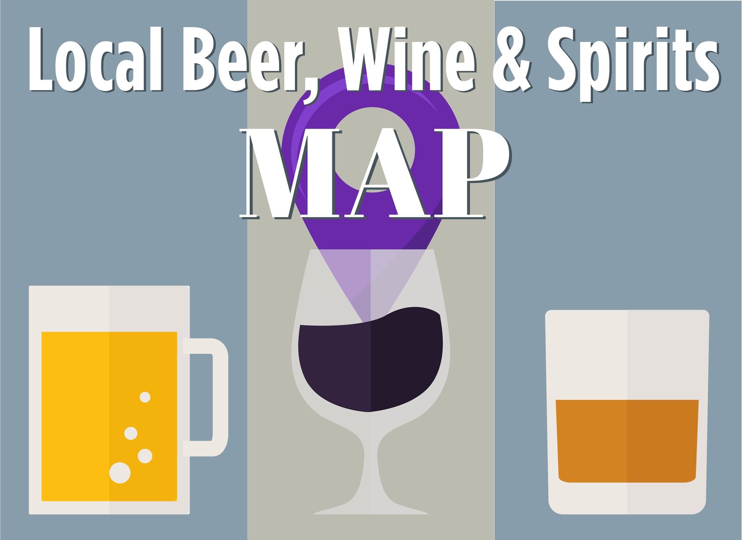 Hey Rhody Beer, Wine & Spirits Map | Hey Rhody Media Co.
